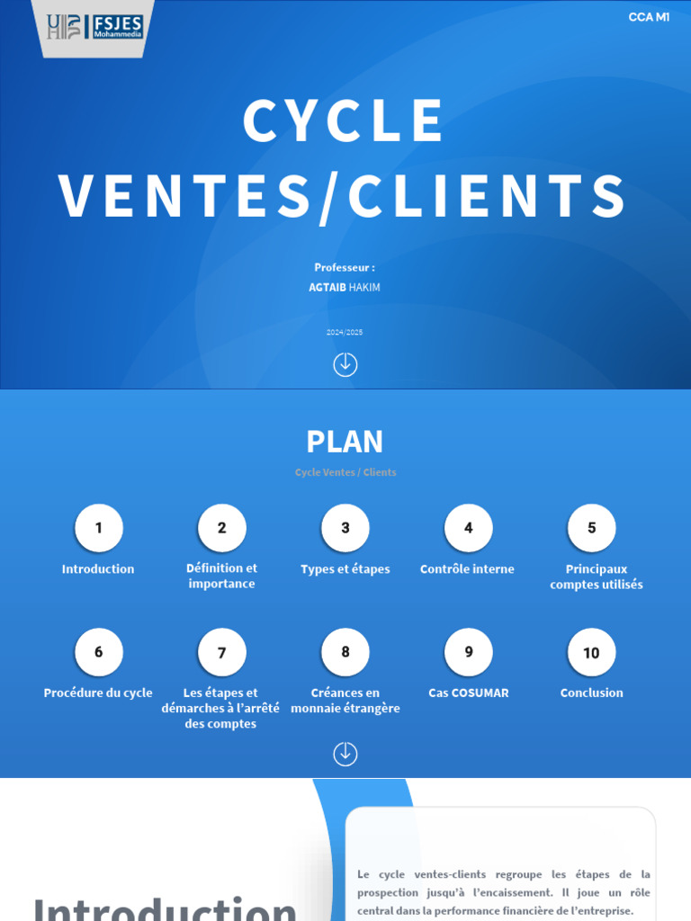 Cycle Ventes/Clients : Guide Complet 2024 | PDF | Facture | Comptabilité