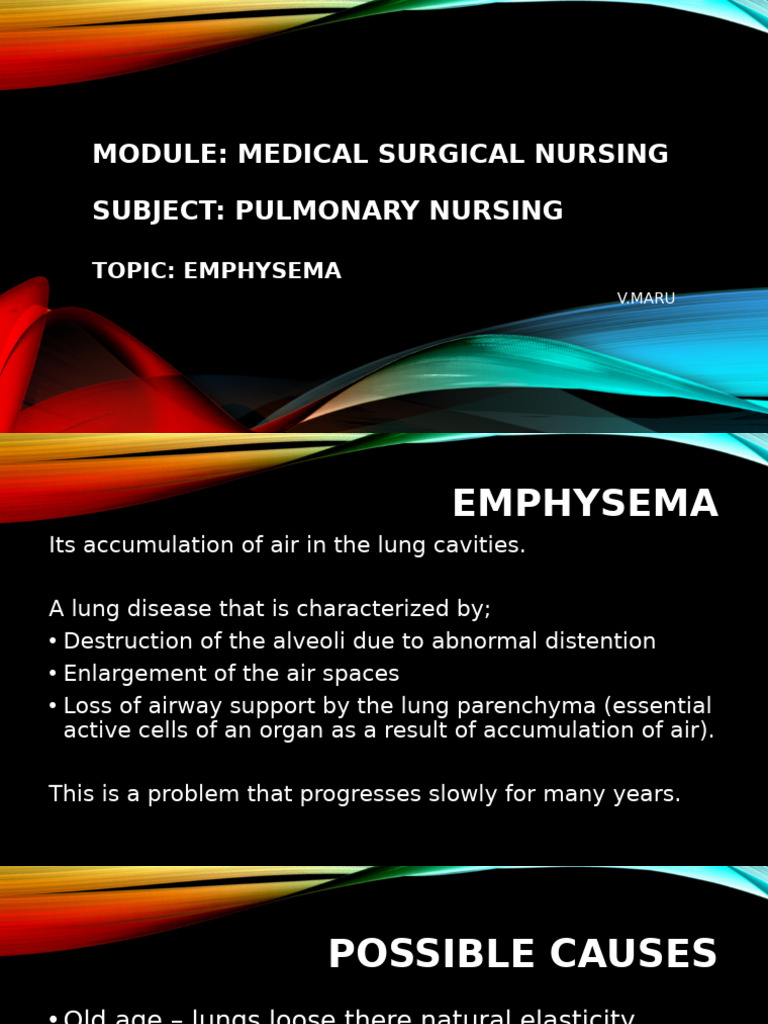 Emphysema | PDF