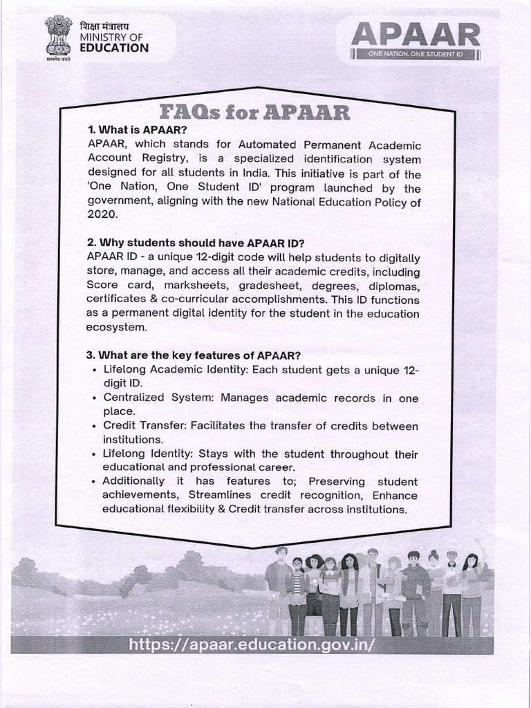 Frequently Asked Questions APAAR New | PDF | Computing