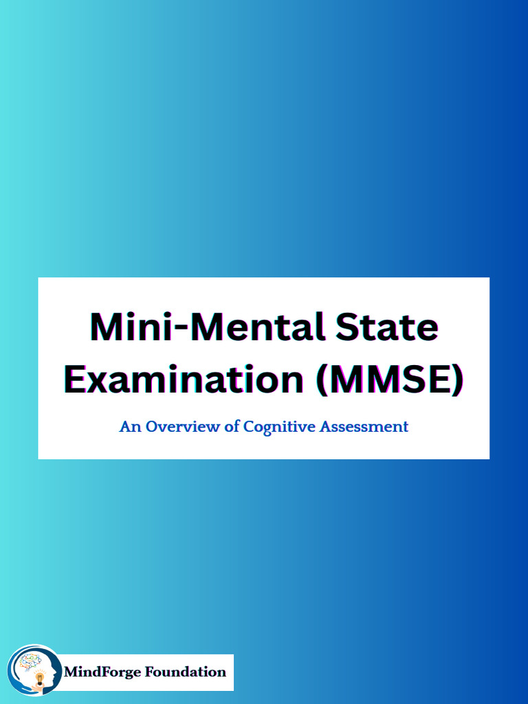 Mini - Mental State Examination (MMSE) | PDF | Dementia | Neurology