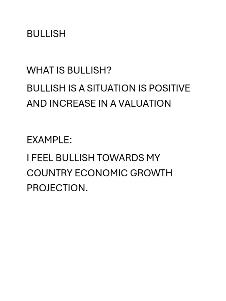 Bullish | PDF