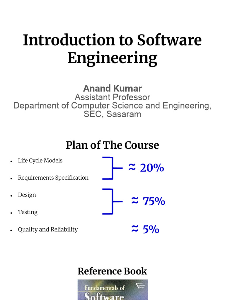 Lect1 Software Engineering | PDF | Software | Reliability Engineering