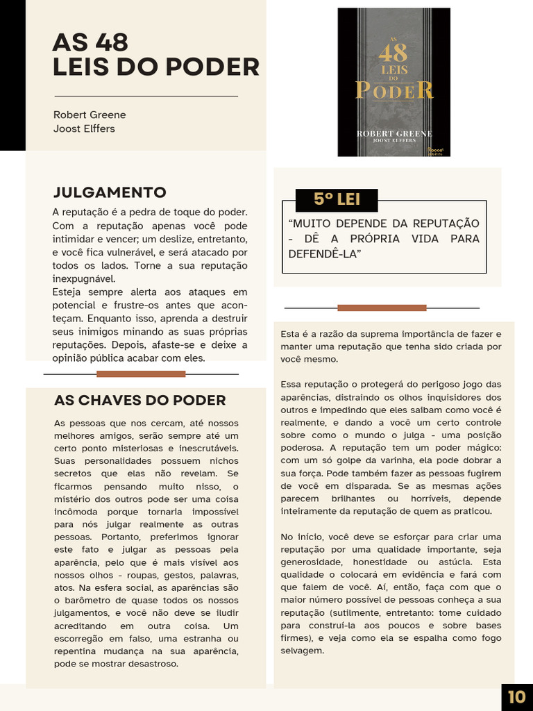 A Importância da Reputação no Poder | PDF