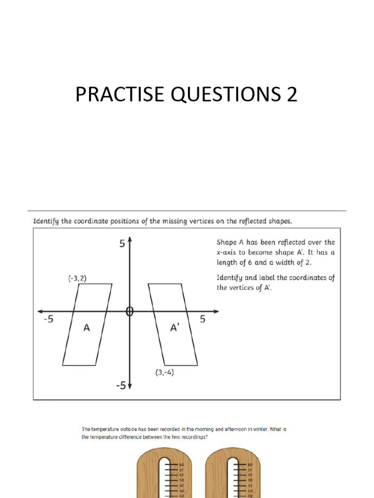 y6 Math Practice Worksheet | PDF