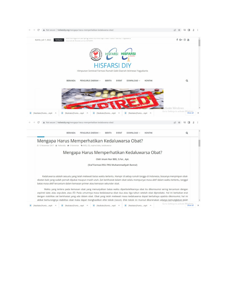 Expired Date Obat | PDF