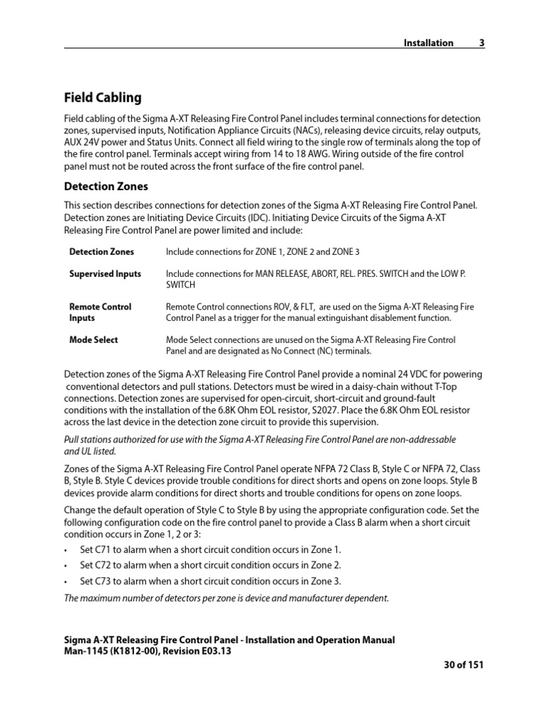 Sigma a-XT - Installation and Operation Manual (Man-1145) - 3 | PDF ...