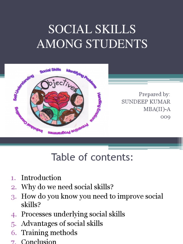 Importance of Social Skills for Students | PDF | Social Skills | Body ...
