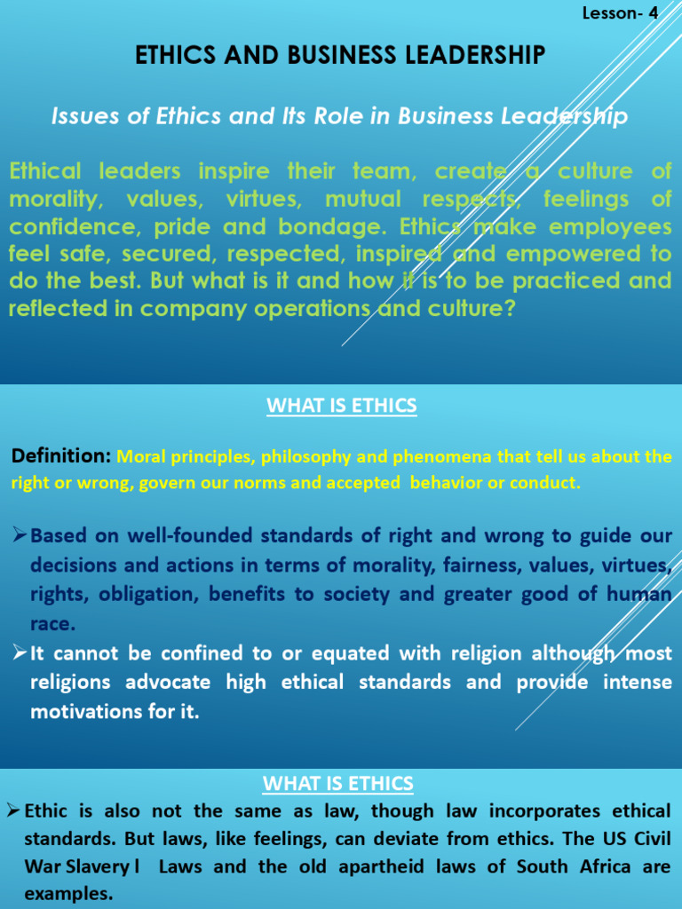 I Am Sharing 'L 4, Ethics Pmba May Aug 25' With You | PDF | Morality ...