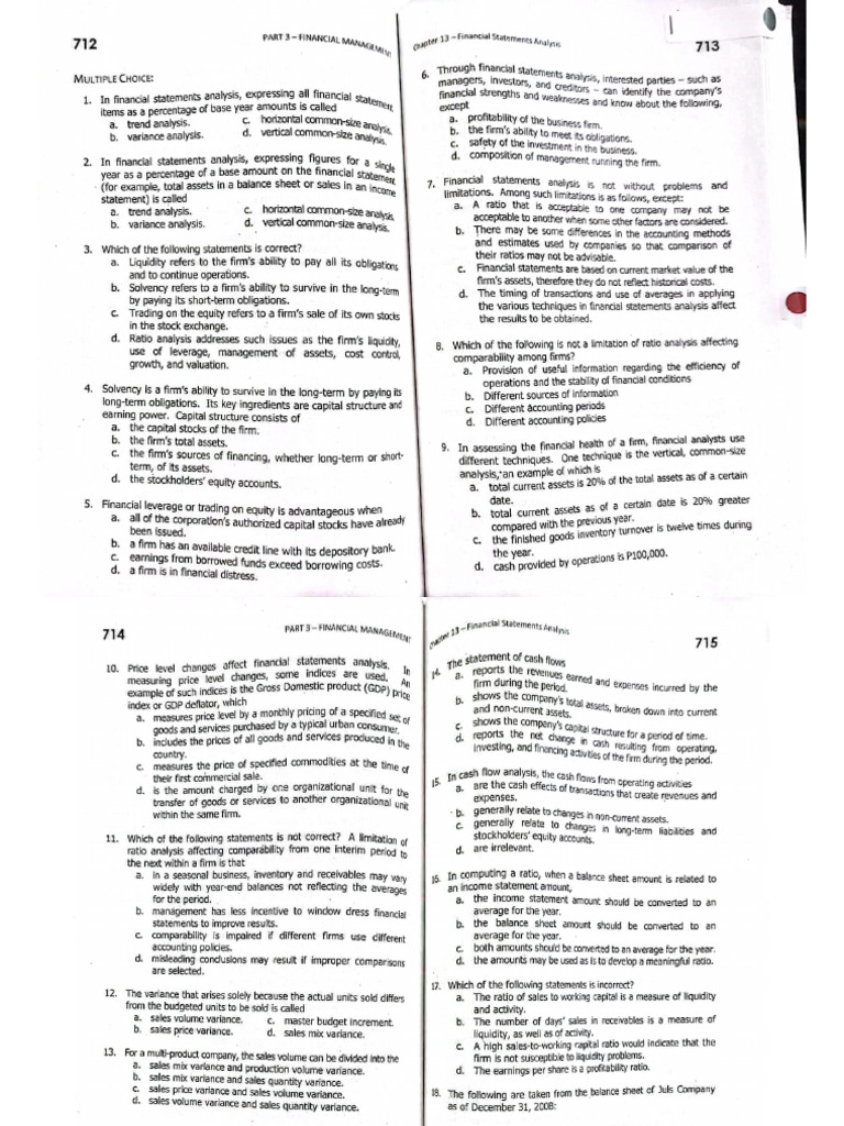 Financial Management Reviewer | PDF