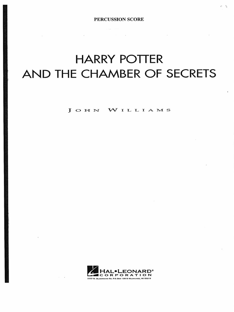 Copia de Harry Potter - Percusión 1.3 | PDF