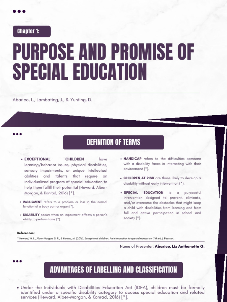Understanding Special Education Basics | PDF | Special Education ...
