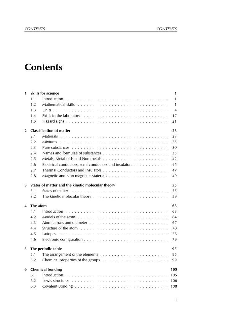 Science Everything Grade 10 Table of Content | PDF | Radiation ...