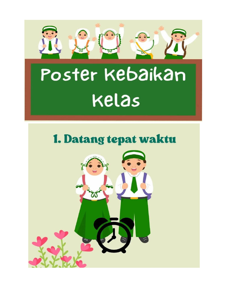 Poster Kebaikan Kelas | PDF