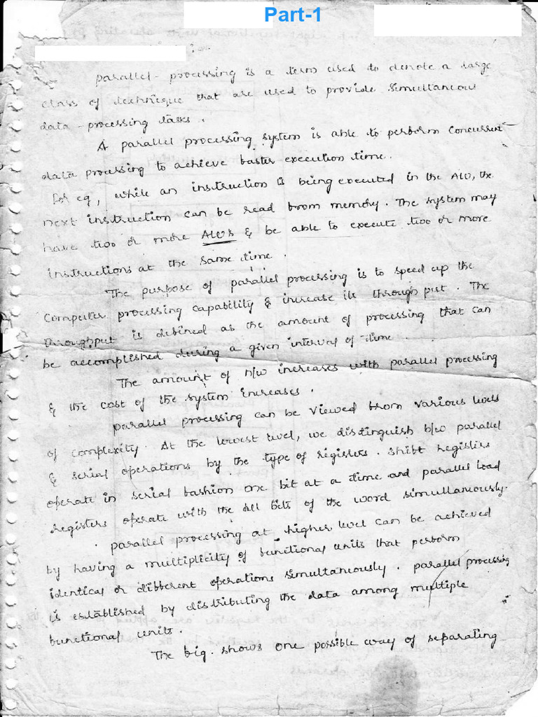 COA UNIT-5 Pipeline and Vector Processing Ch-9 Notes | PDF