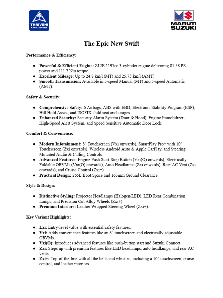 Swift Onepager | PDF