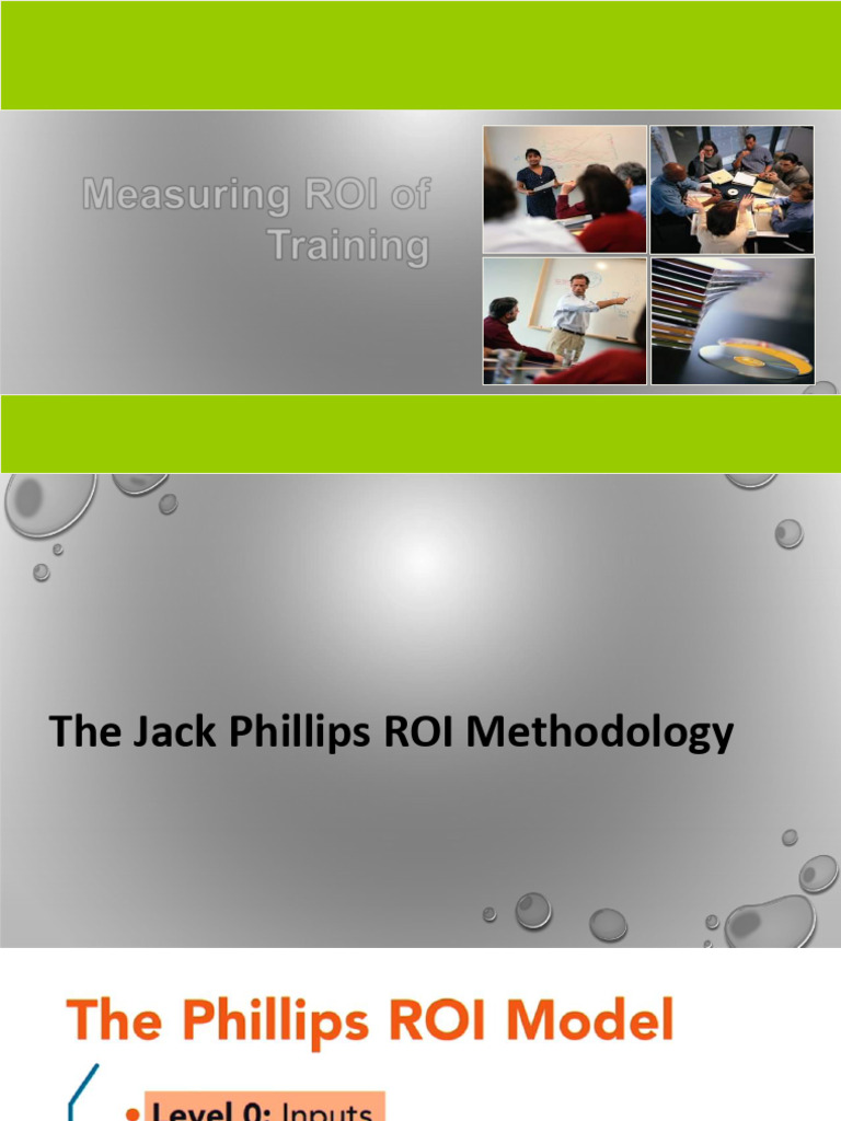 Measuring Training ROI with Phillips Model | PDF | Return On Investment ...