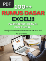 100 Rumus Excel Beserta Fungsi Dan Contohnya | PDF | Sains & Matematika