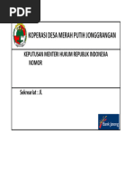 Contoh Kop Surat dan Stempel Koperasi | PDF