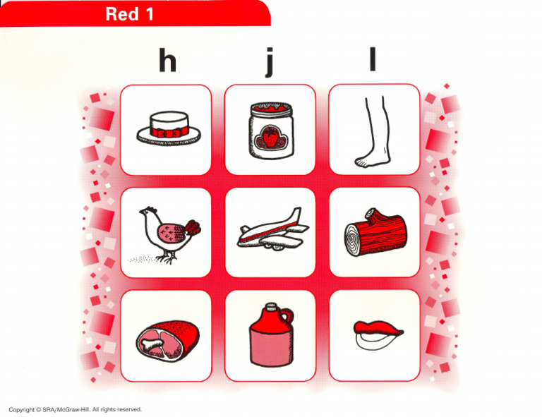 Phonics Word Games Red 1 | PDF