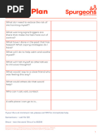 Samaritans Editable Safety Plan | PDF | Behavioural Sciences | Mental ...