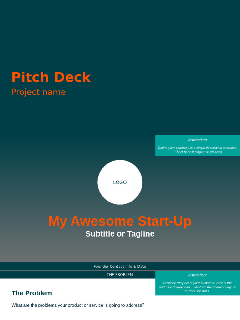 Template Accelerator Pitch-Deck | PDF | Competitive Advantage | Business