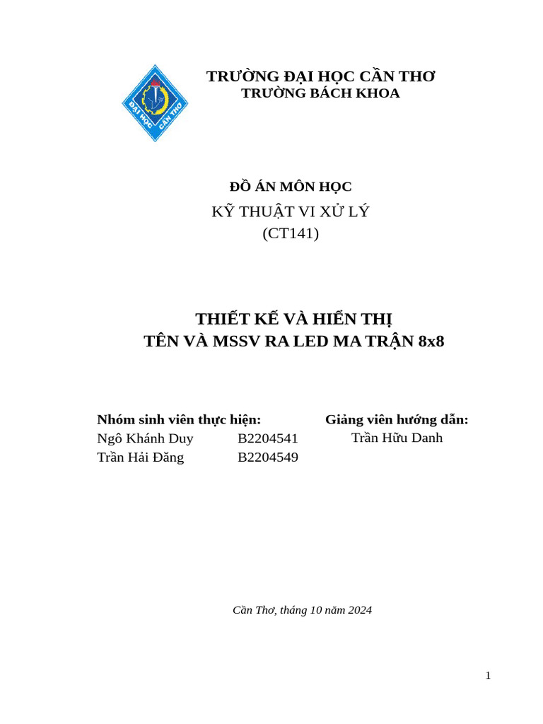 Báo Cáo GK VXL | PDF