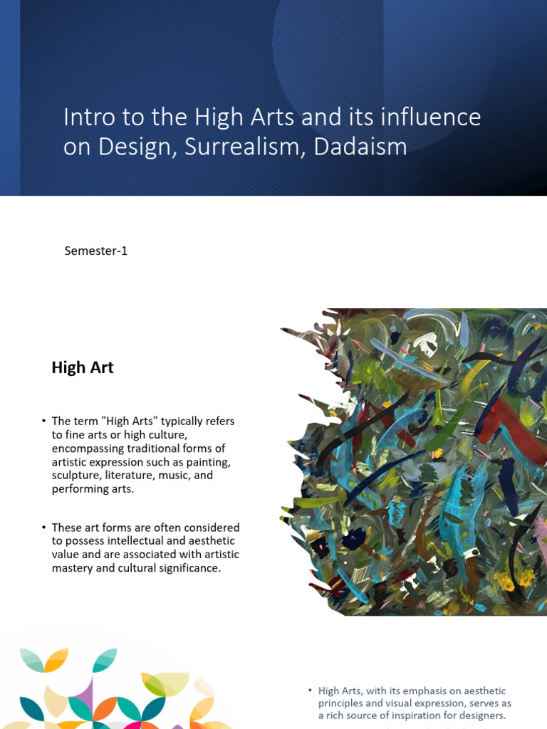 Intro To The High Arts and Its Influence, Surrealism & Dadaism | PDF | Surrealism | The Arts