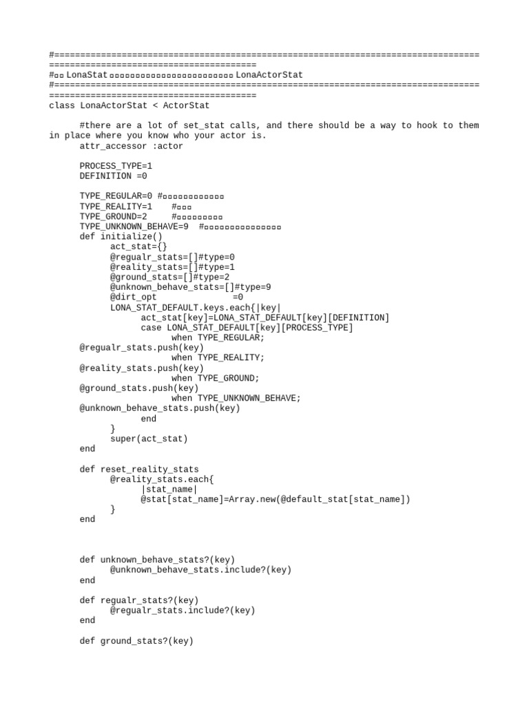 94 Game Actor Stats - RB | PDF