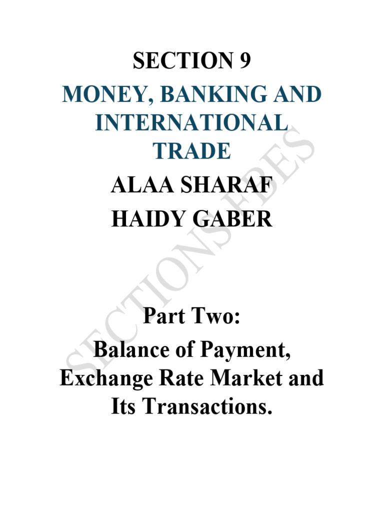 Section 9 | PDF | Currency Appreciation And Depreciation | Exchange Rate