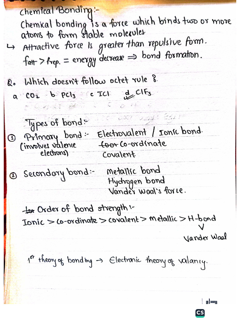 Chemical Bonding | PDF