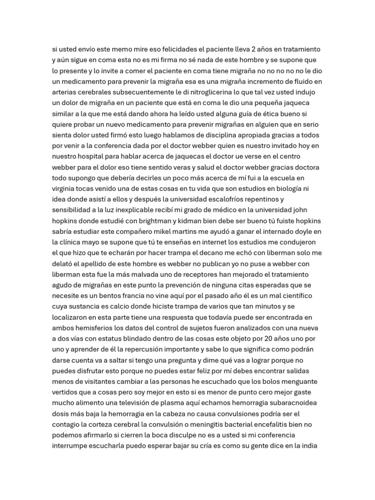 Comparto 'Documento (1) (4) ' Contigo | PDF | Migraña | Medicina