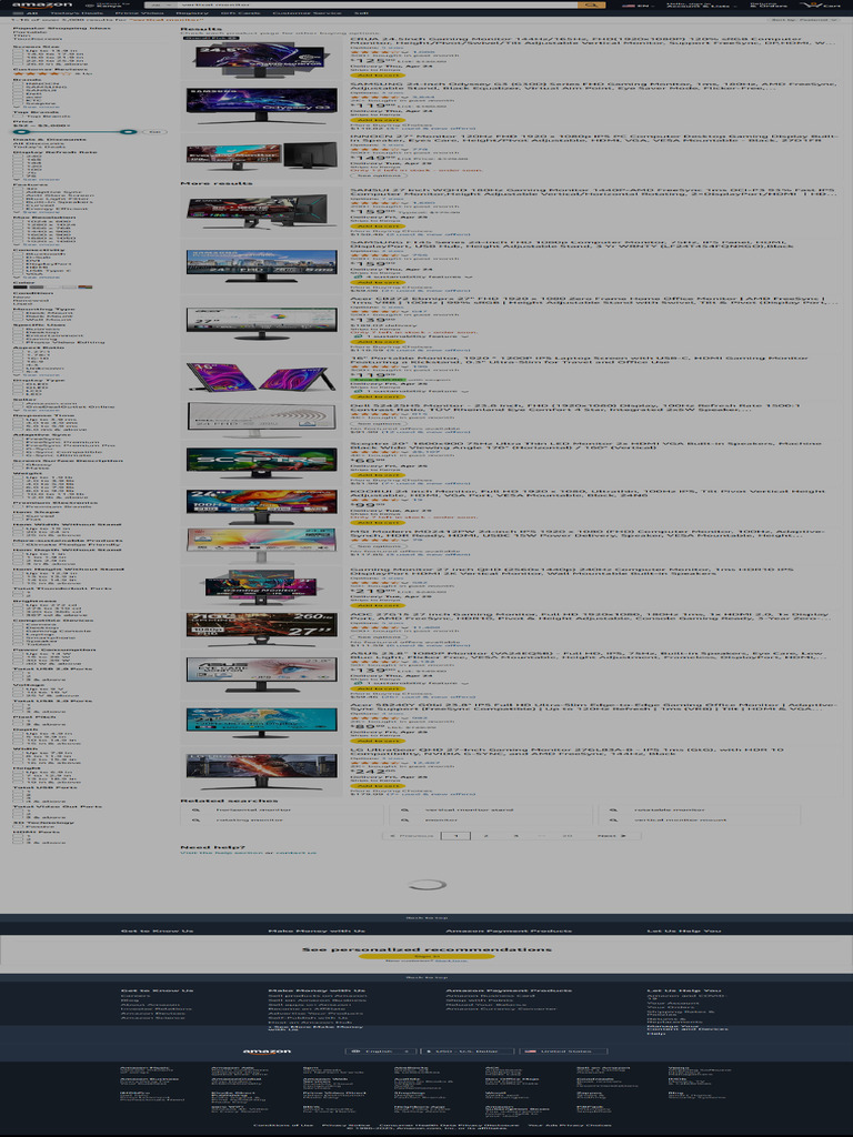 Amazon Com Vertical Monitor | PDF