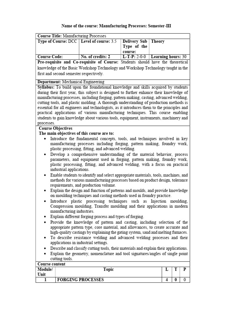 DIPLOMA ME 3RD DCC 2024-25 Syllabus Used For Exams | PDF | Heat | Steam
