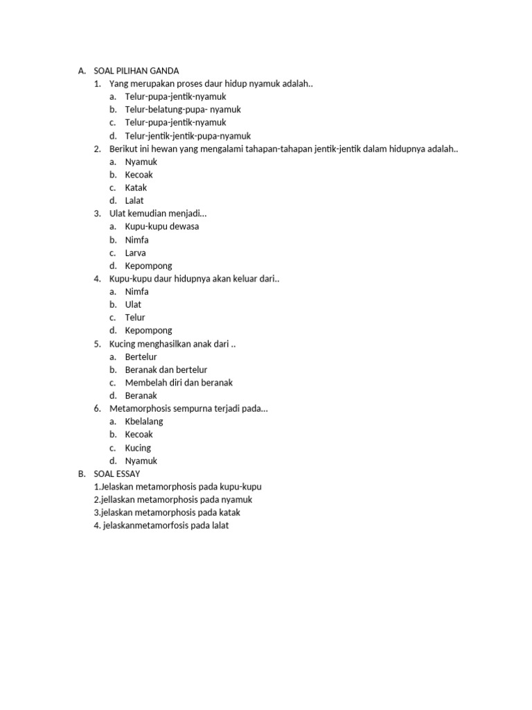 Soal Kelas 3 Mi | PDF