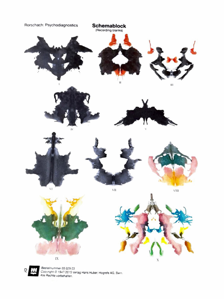 Rorschach Psychodiagnostics Overview | PDF