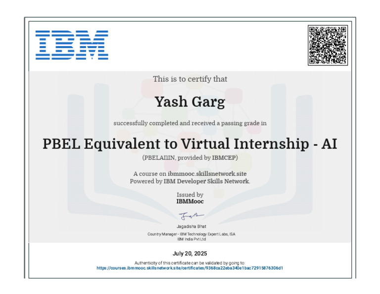 Yash Garg Pbel | PDF