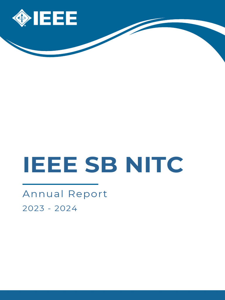IEEE Reports - 2024 AGM | PDF