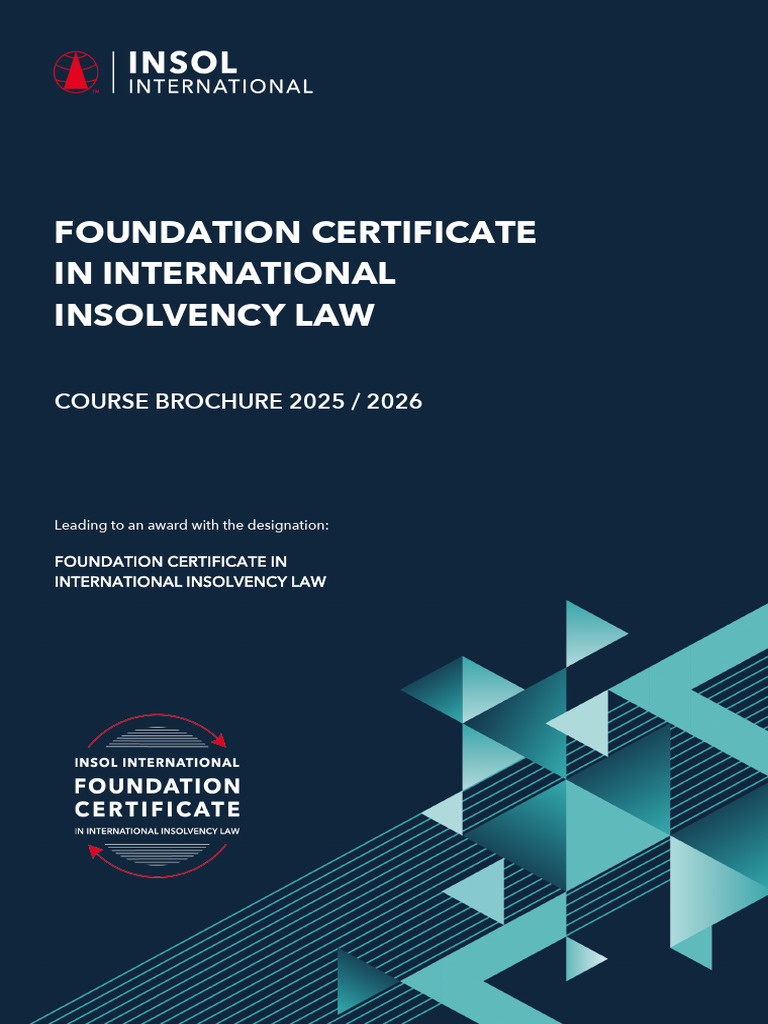Foundation Certificate in Insolvency 2025 | PDF | Receipt | Payments