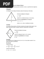 Área e Perímetro de Um Losango - Fórmulas e Exercícios - Neurochispas ...