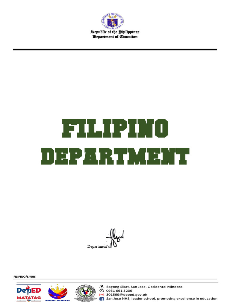Filipino - Accomplishment Report FY2025 (Jan-June) | PDF | Teachers ...