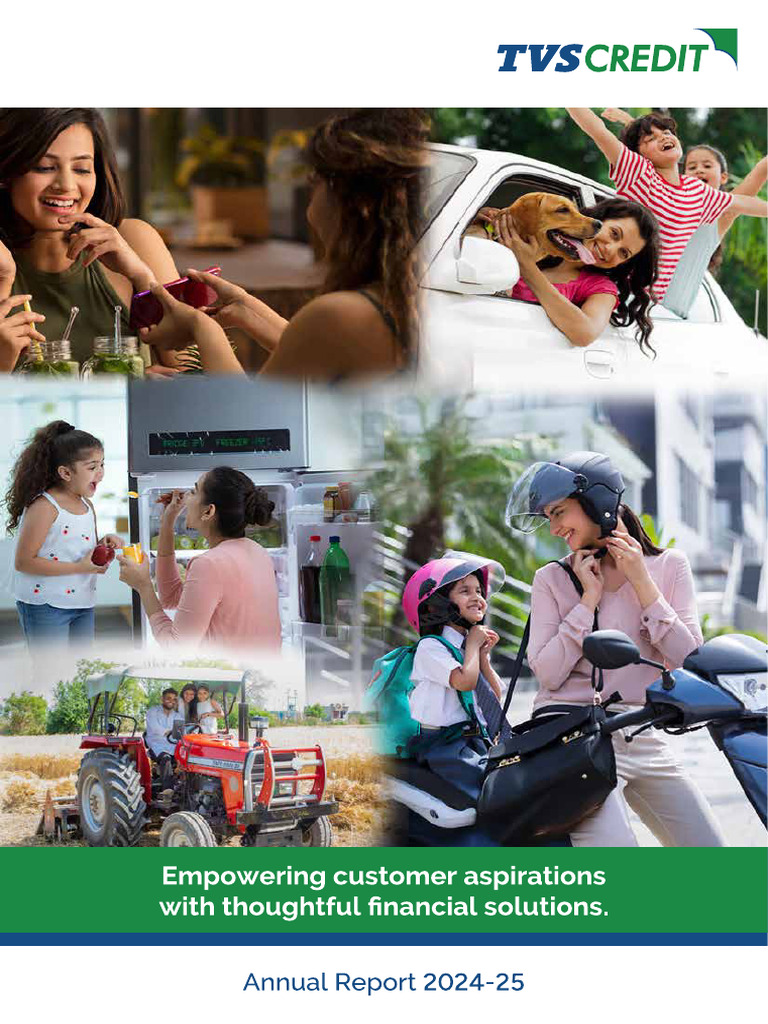 TVS Credit Annual Report 2025 | PDF | Audit | Business
