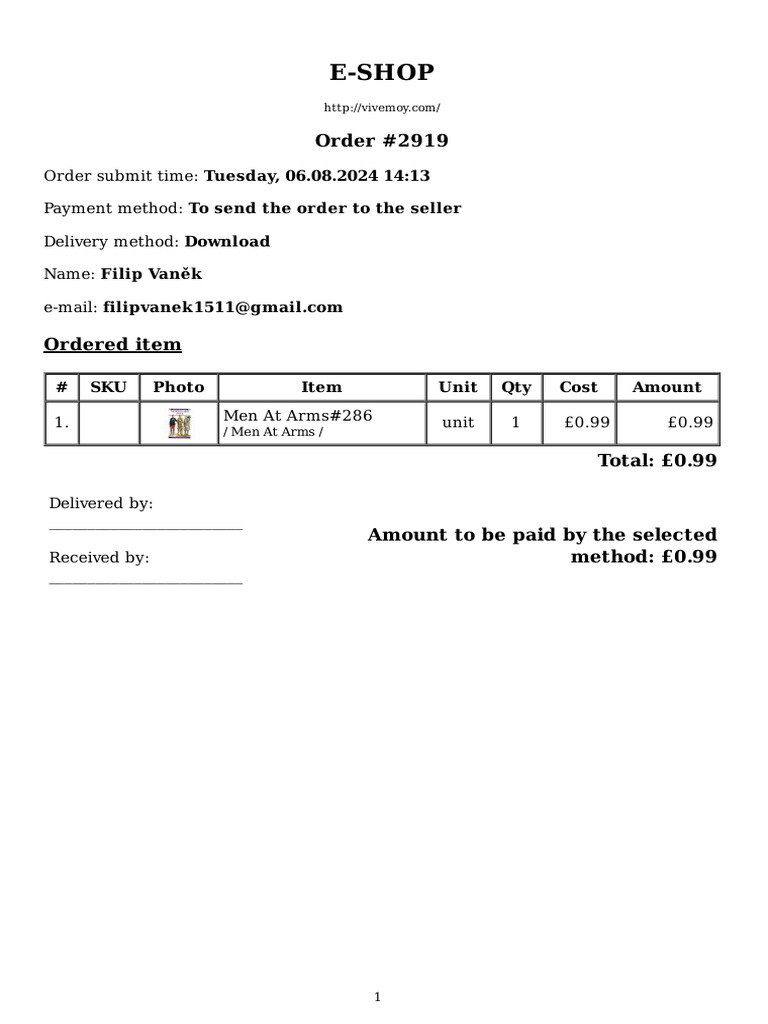 Order 2919 Pdf
