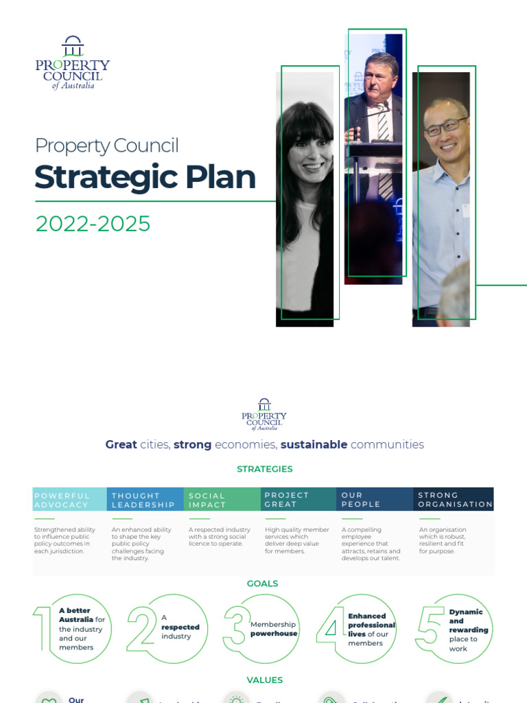 Property Council Strategic Plan 2022-2025 | PDF | Strategic Planning ...