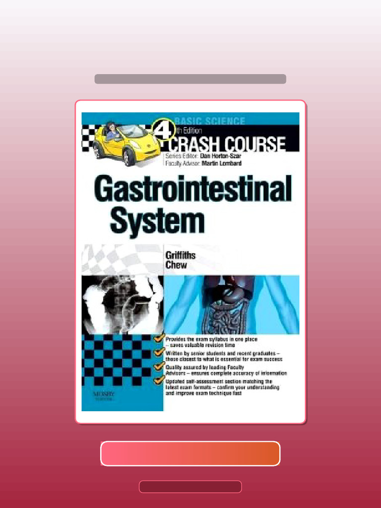 Crash Course Gastrointestinal System 4th Edition Download Instantly | PDF