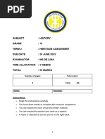 Grade 10 History Term 2 Revision Guide | PDF | Age Of Enlightenment | Taxes
