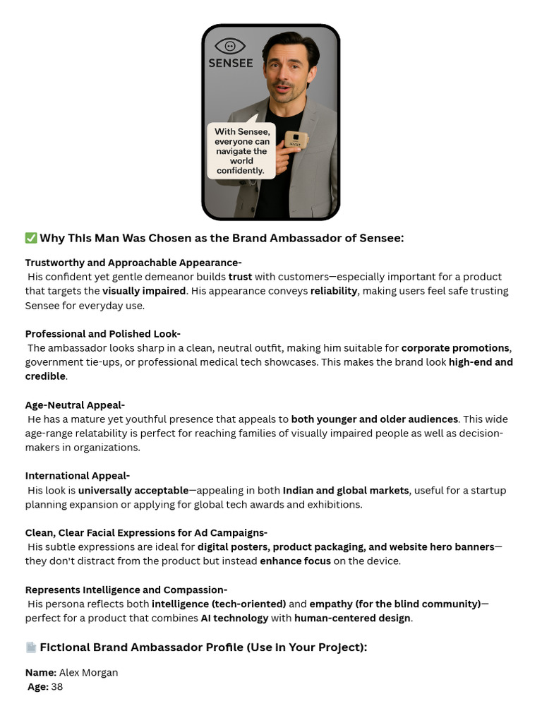 Sensee Brand Ambassador: Alex Morgan | PDF