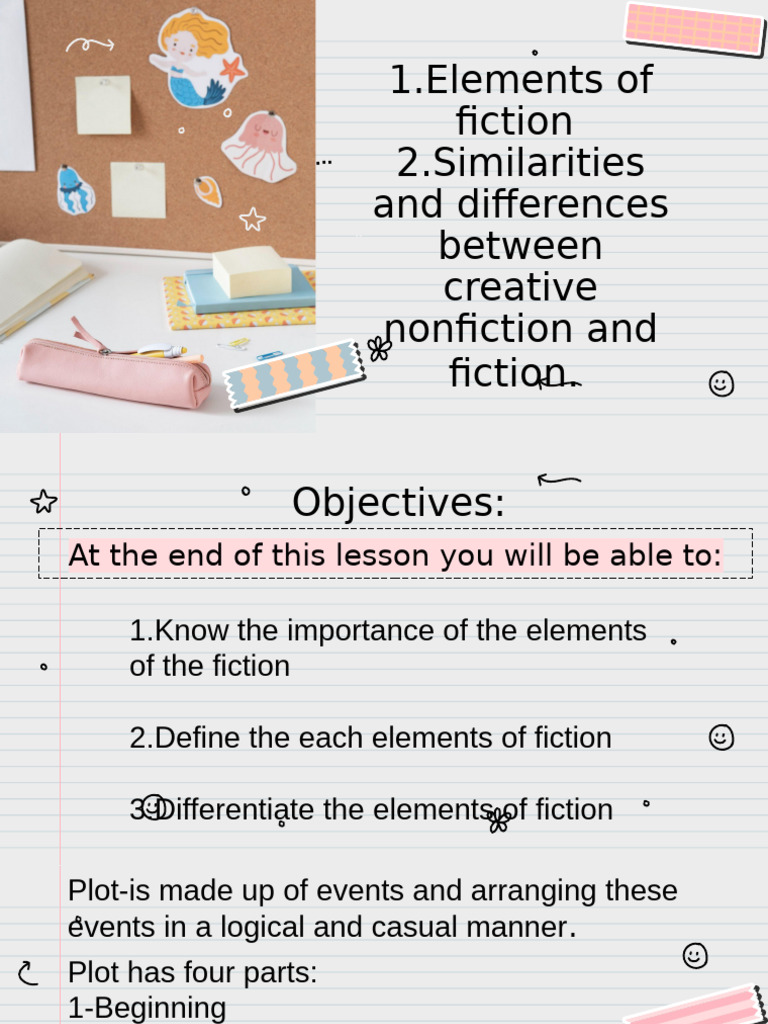 Fiction vs. Nonfiction Elements Guide | PDF