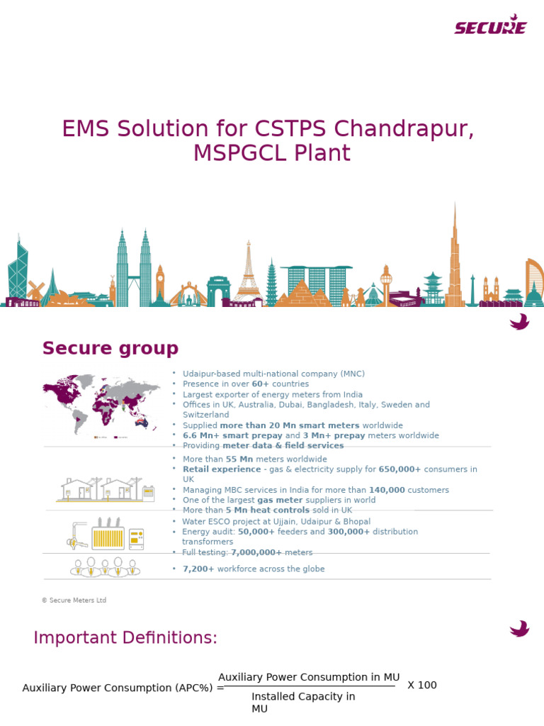 CSTPS Chandrapur EMS Solution-1 | PDF | Electric Energy Consumption ...