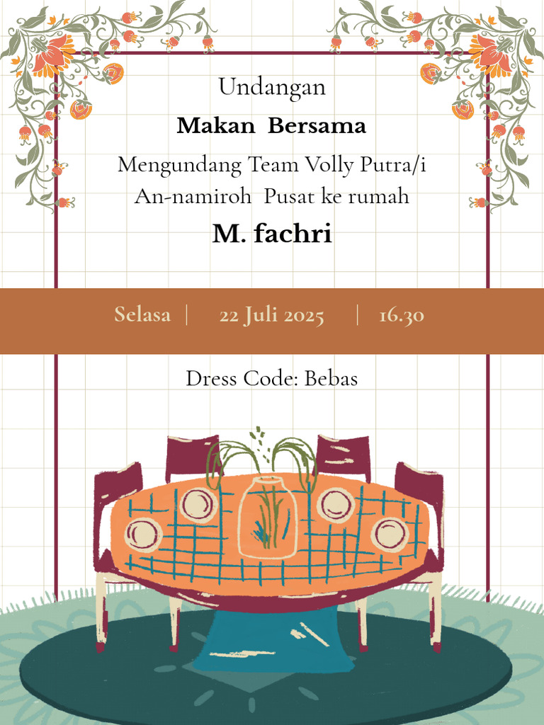 Undangan Makan Bersama | PDF