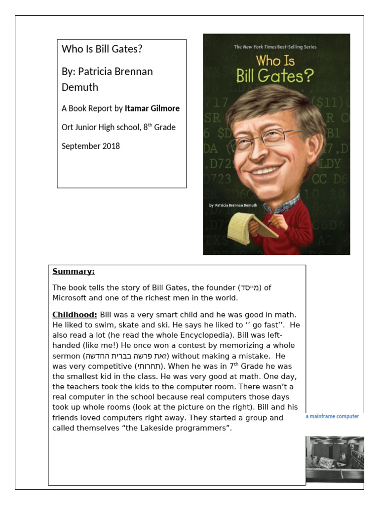 Bill Gates: A Journey to Success | PDF | Microsoft | Microcomputers